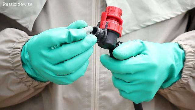 Step 1 of 6 - calibrating your knapsack sprayer for pesticide dose and ...
